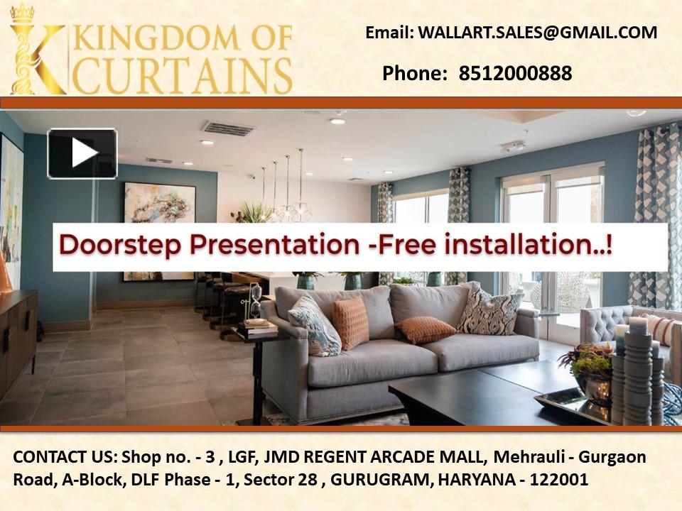 PPT – Curtains in Gurgaon PowerPoint presentation | free to download ...