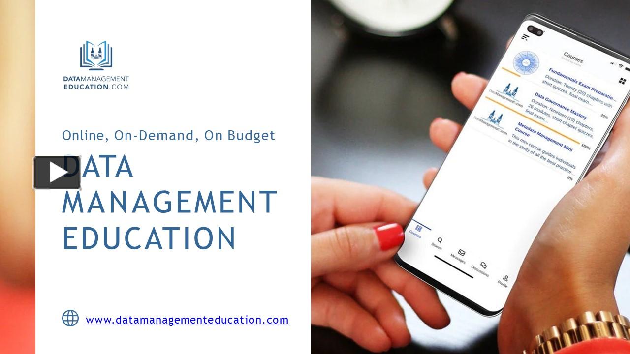 PPT – Data Managemnt Education PowerPoint presentation | free to ...