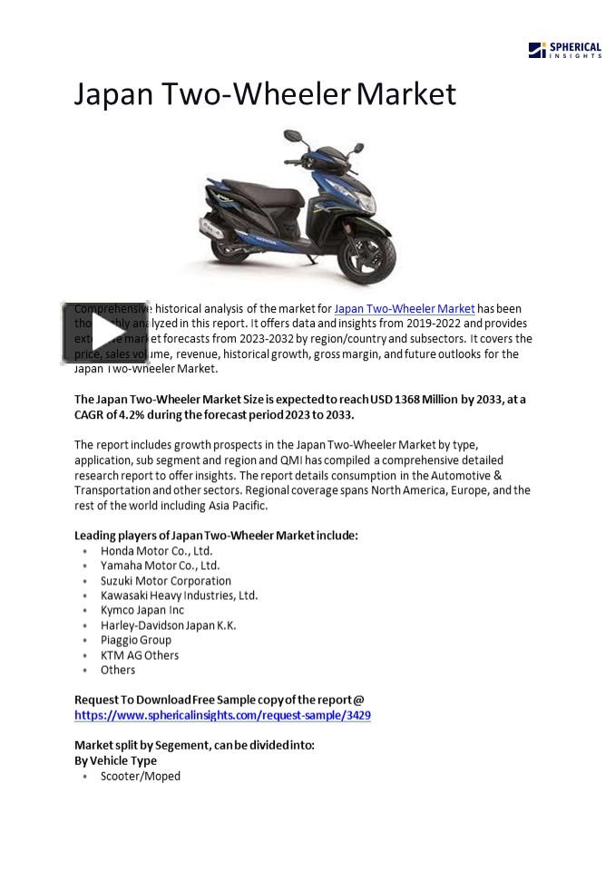 PPT – Japan Two Wheeler Market PowerPoint presentation | free to ...