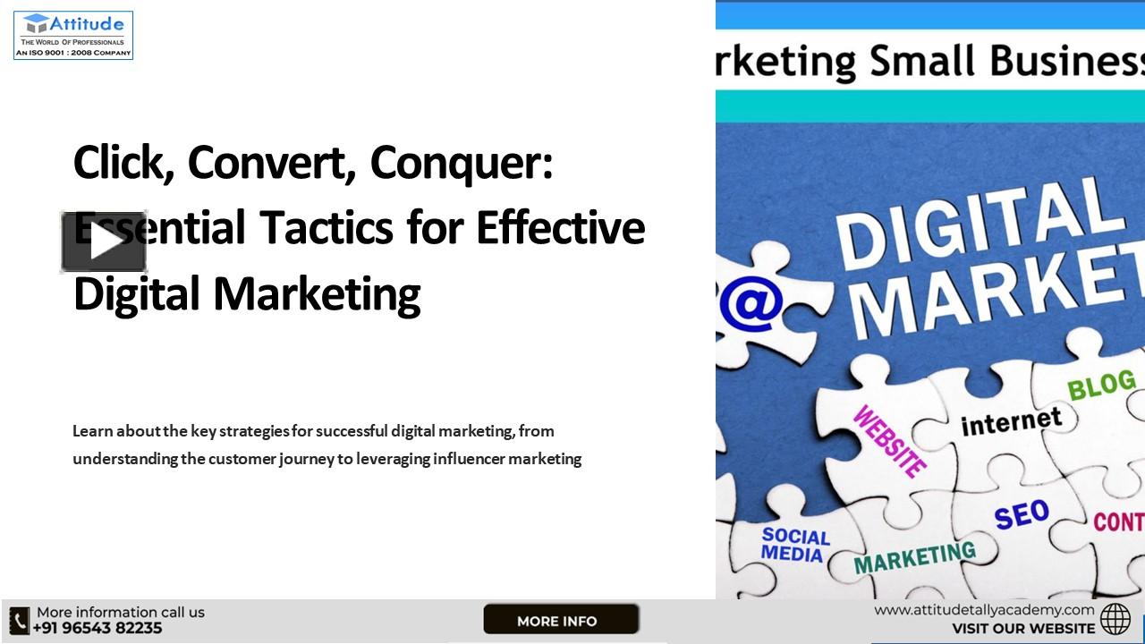 PPT – Click, Convert, Conquer: Essential Tactics for Effective Digital ...