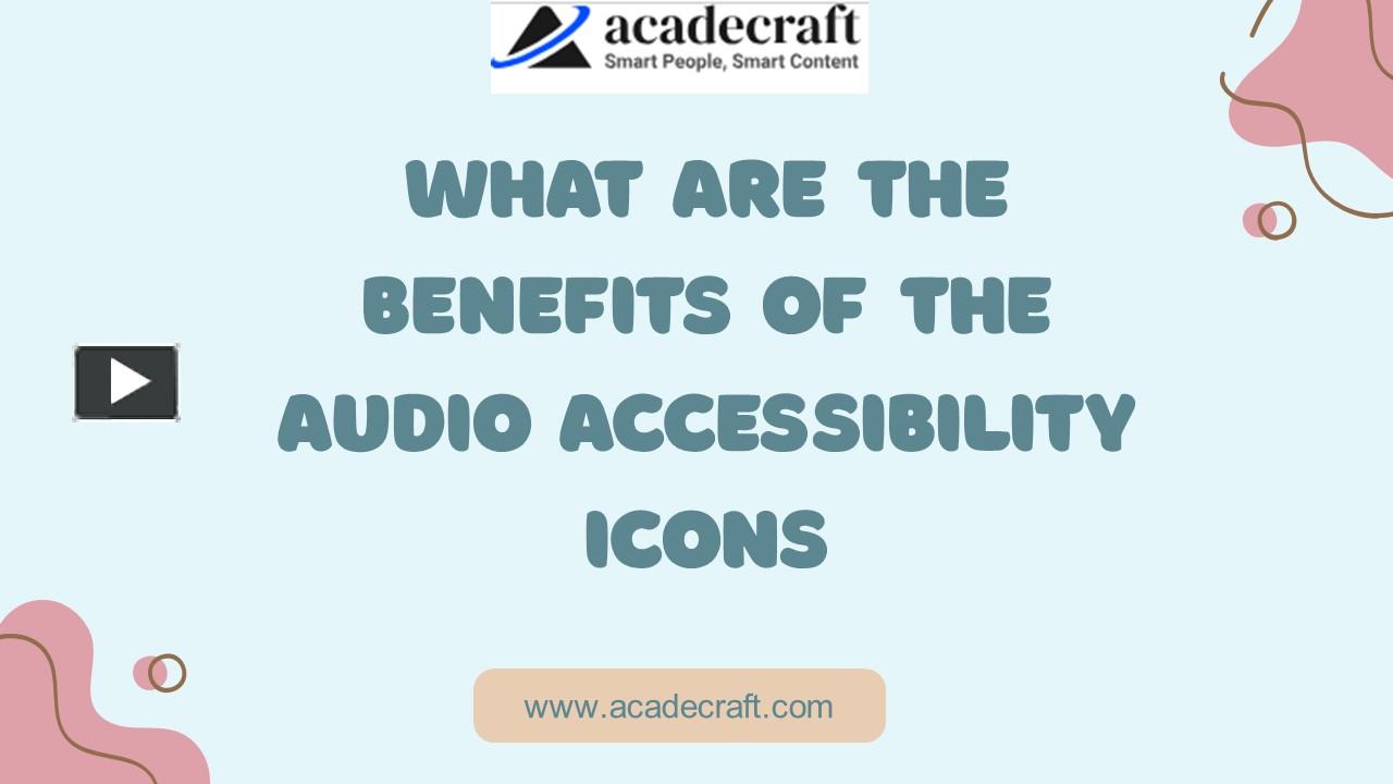PPT – What are the benefits of the audio accessibility icons PowerPoint ...