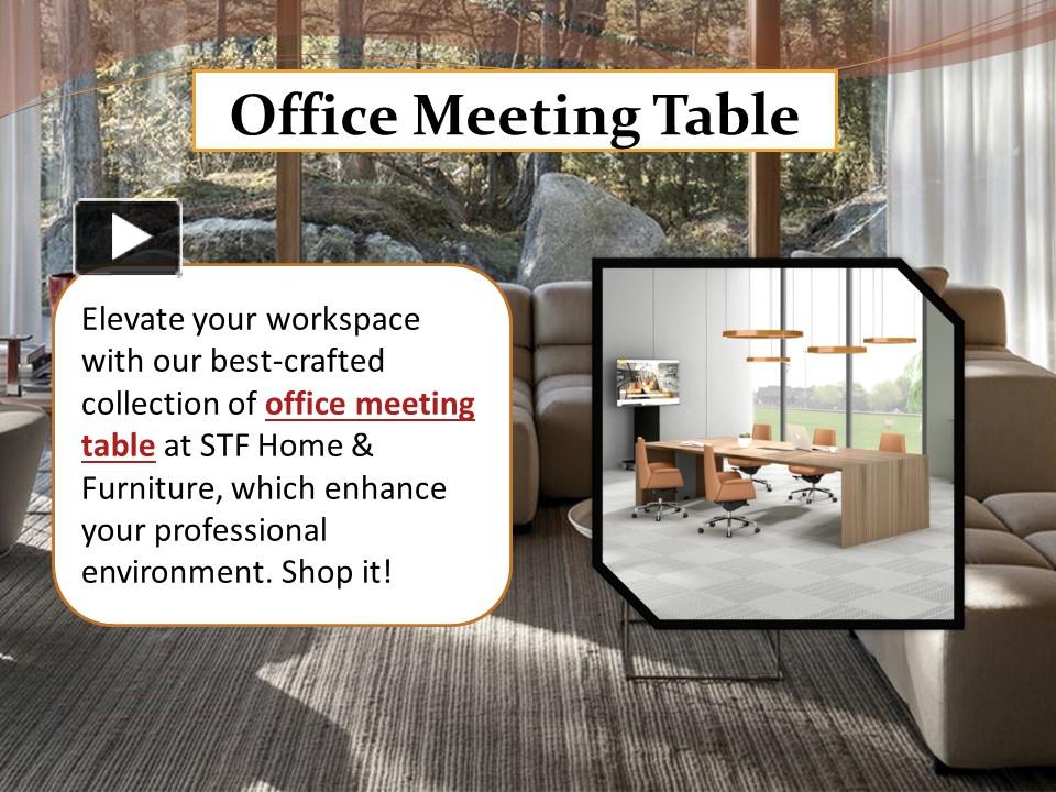 Office Meeting Table presentation | free to download