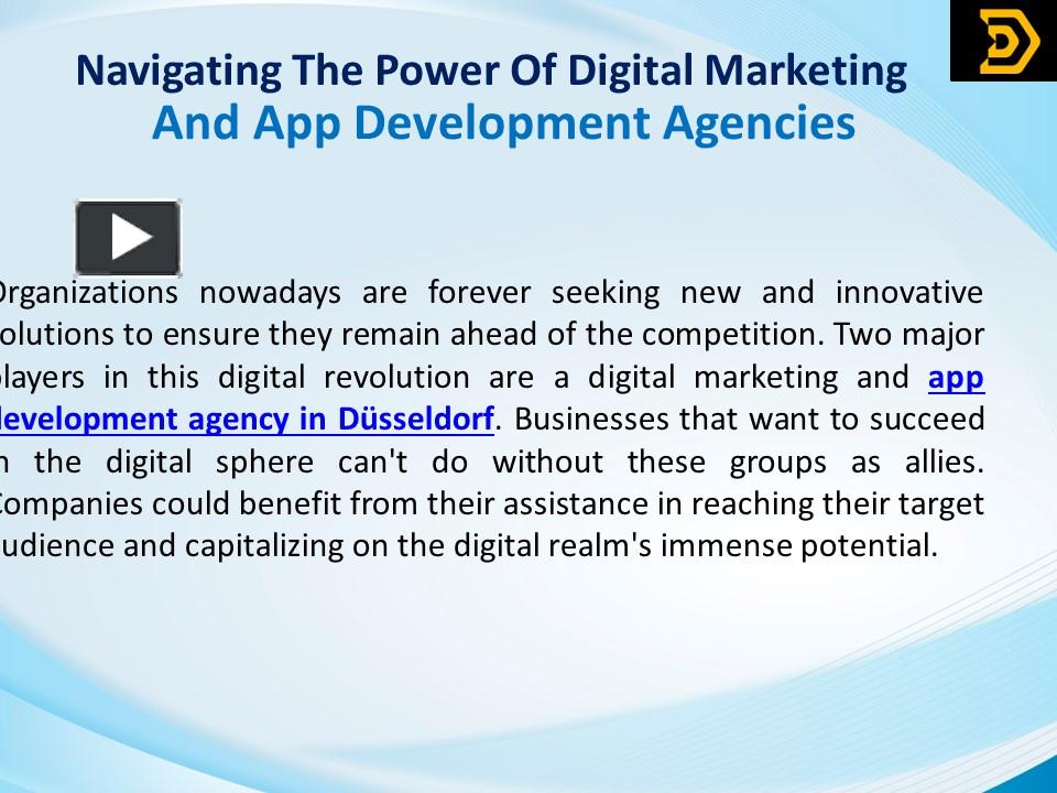 Navigating The Power Of Digital Marketing And App Development Agencies ...