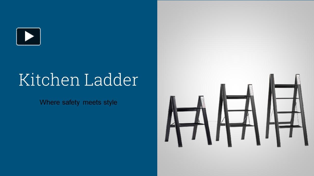 Step into Culinary Comfort with a Kitchen Step Stool Ladder ...