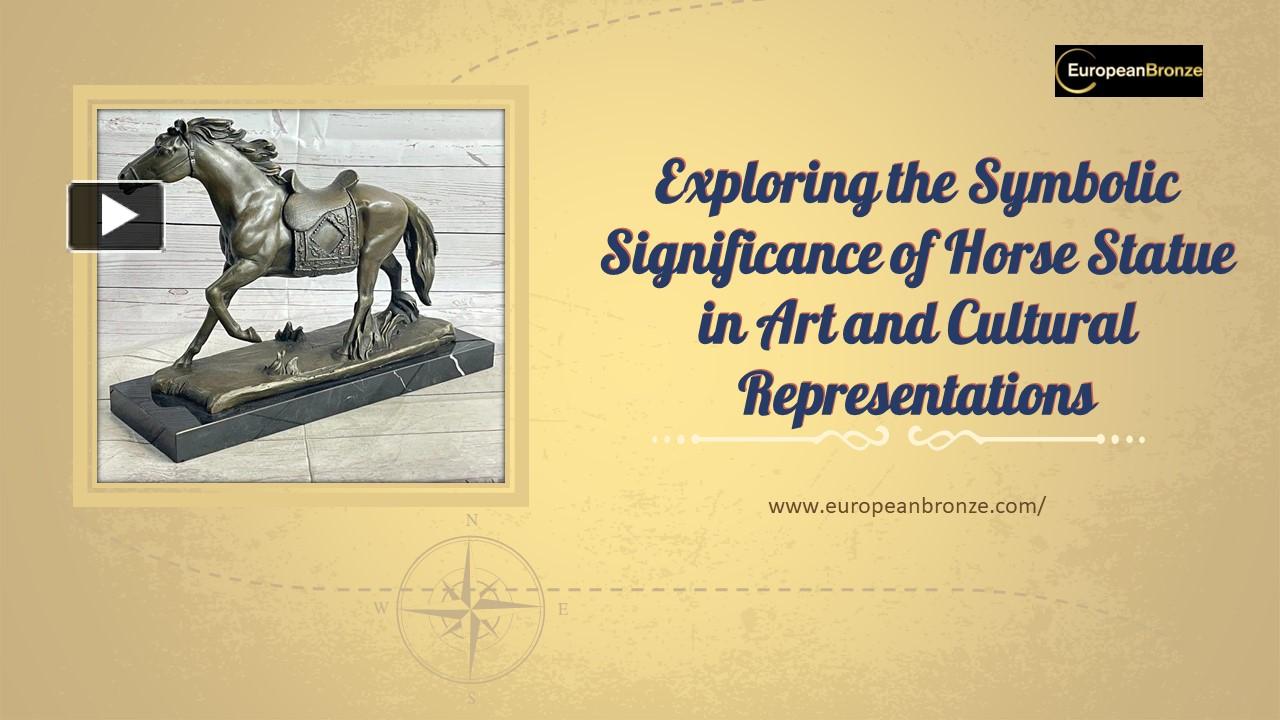 Exploring the Symbolic Significance of Horse Statue in Art and Cultural ...