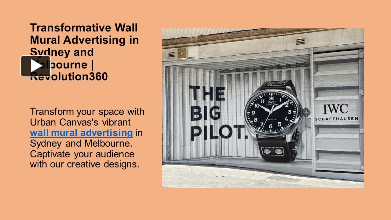 Transformative Wall Mural Advertising in Sydney and Melbourne ...