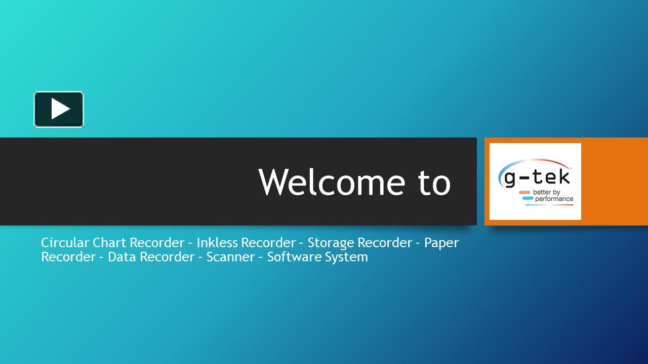 PPT – Circular Chart Recorders for Accurate Process Parameter ...