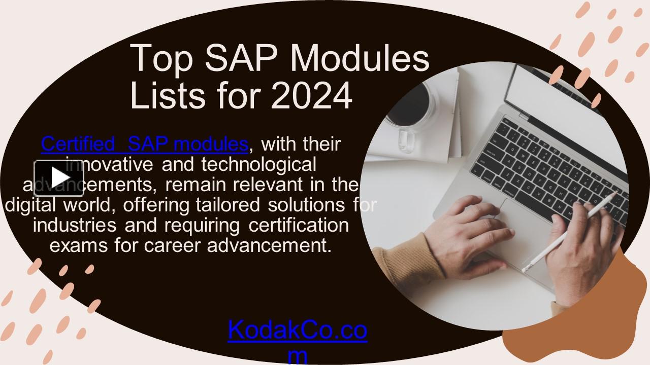 PPT – Top SAP Modules Lists for 2024 PowerPoint presentation | free to ...