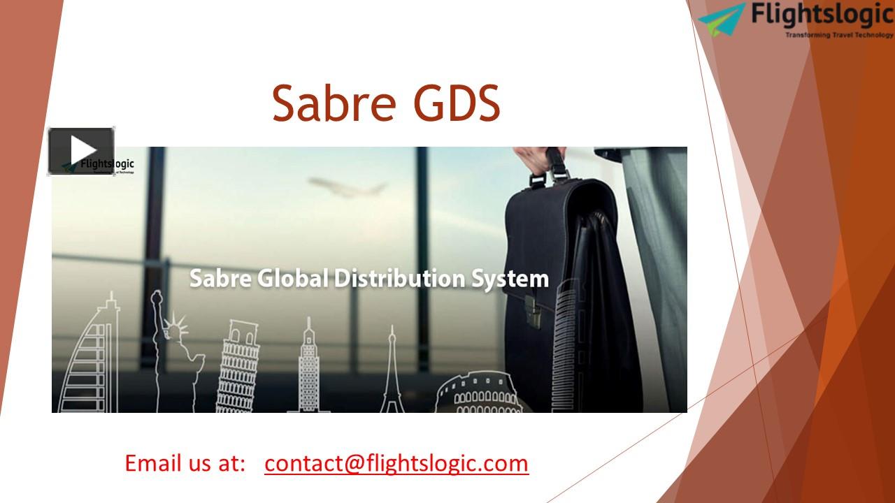Sabre GDS presentation | free to download