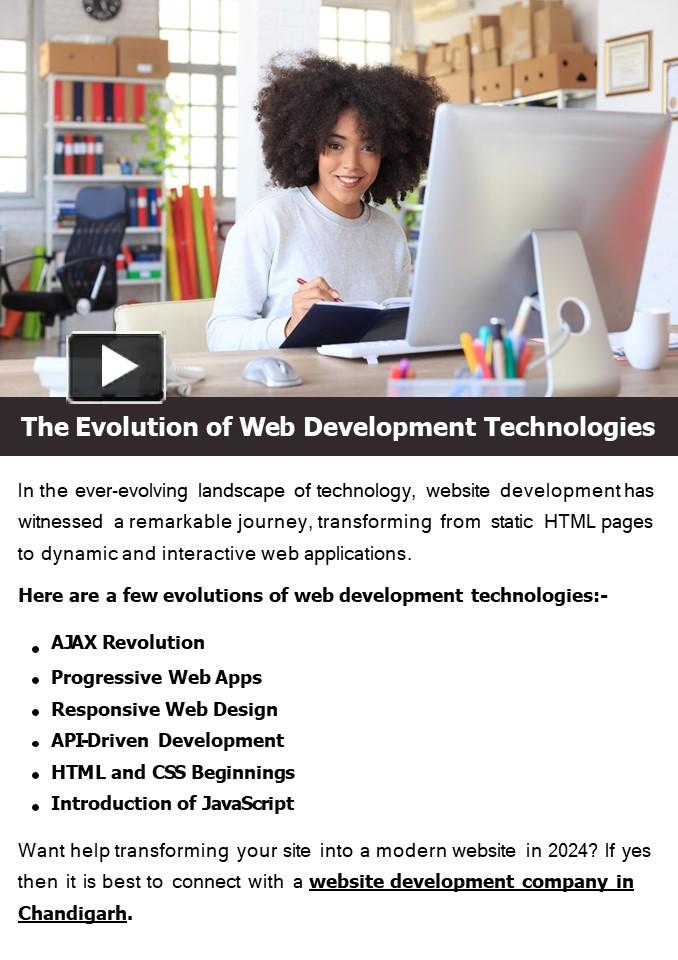 PPT – The Evolution of Web Development Technologies PowerPoint ...