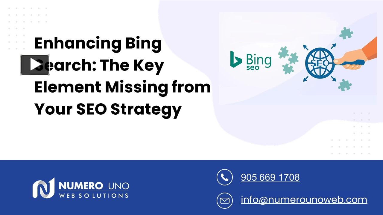 PPT – Bing Search Optimization: Elevate Your SEO Strategy with the ...