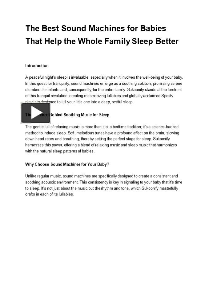 PPT – Sukoonify: Relaxing Music For Kids PowerPoint presentation | free ...