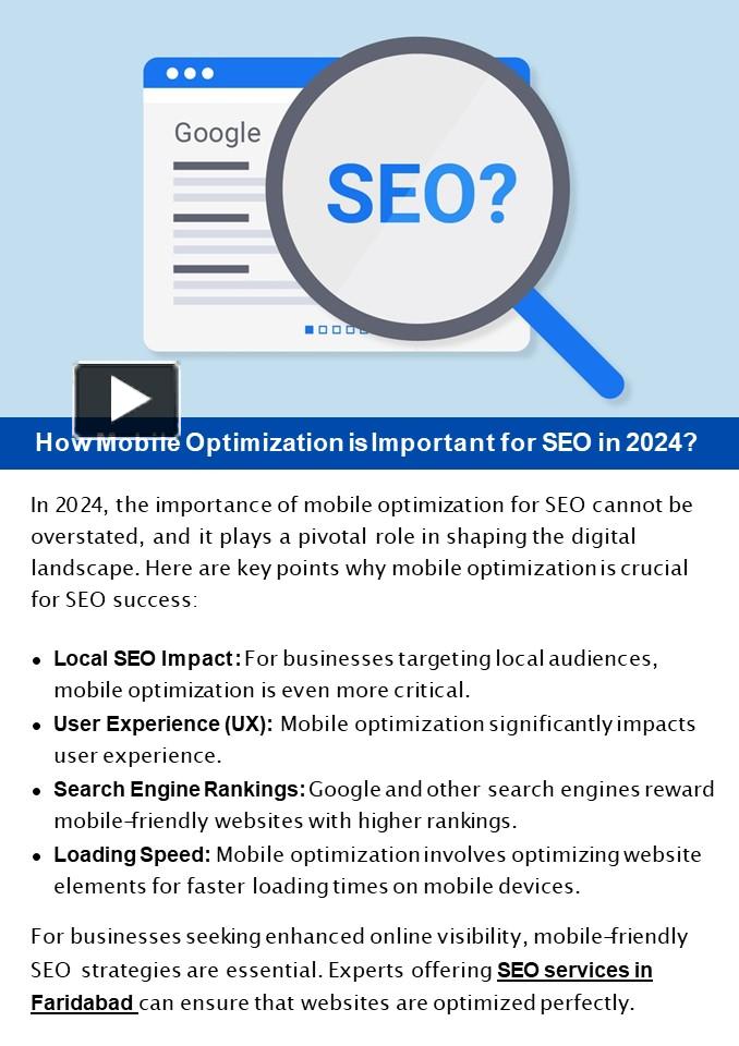 PPT – How Mobile Optimization is Important for SEO in 2024? PowerPoint ...