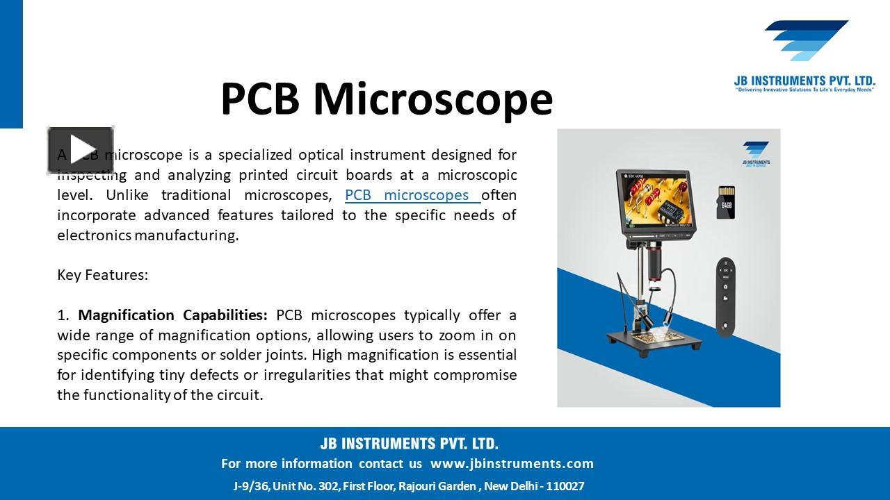 PCB Microscopes presentation | free to download
