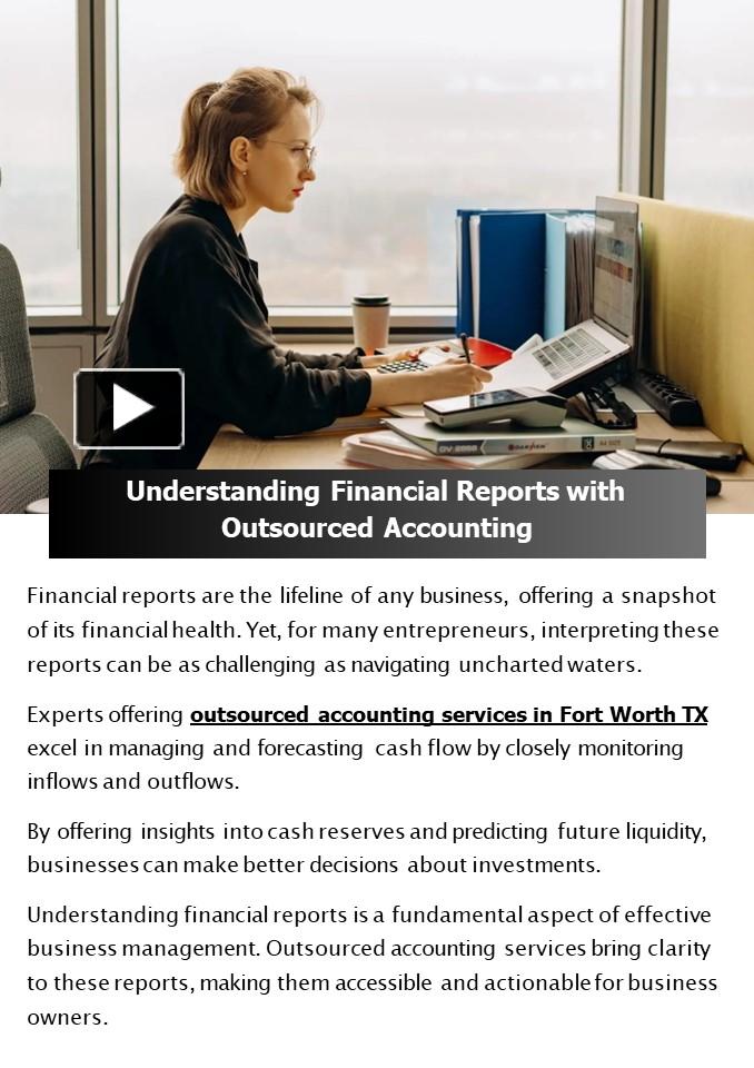 Understanding Financial Reports with Outsourced Accounting presentation ...