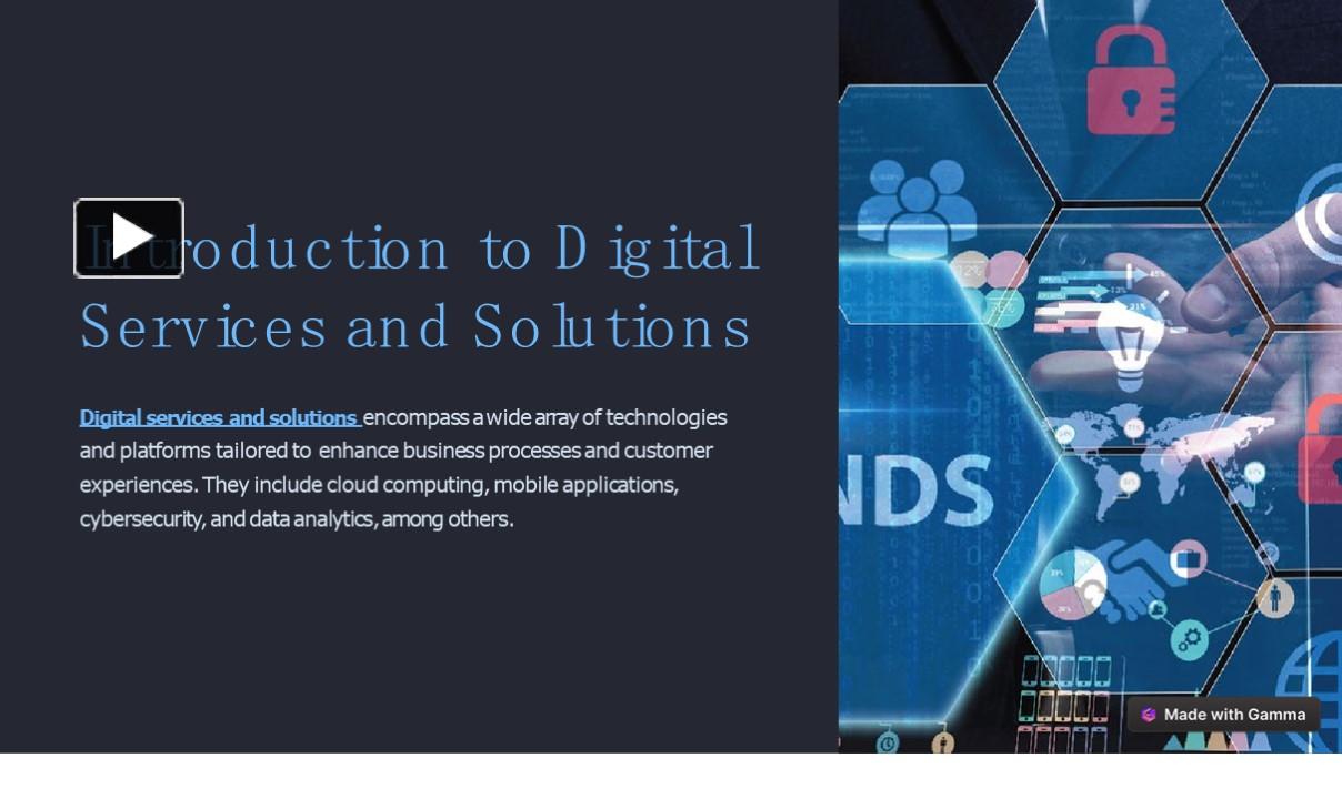Digital services and solutions - digital transformation services ...