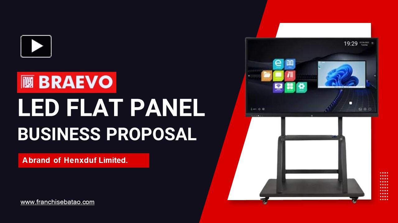 Braevo Interactive Flat Panel Franchise Opportunity presentation | free ...