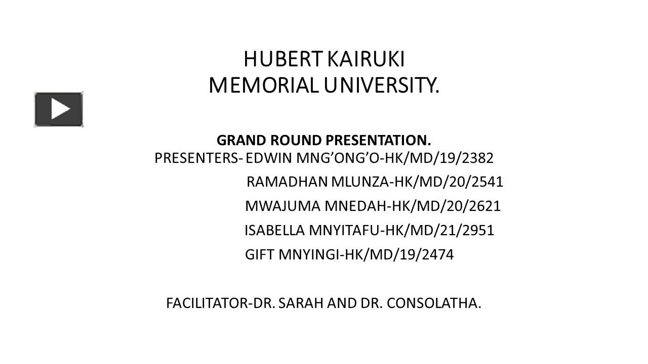 PPT – grand round 4 PowerPoint presentation | free to download - id ...