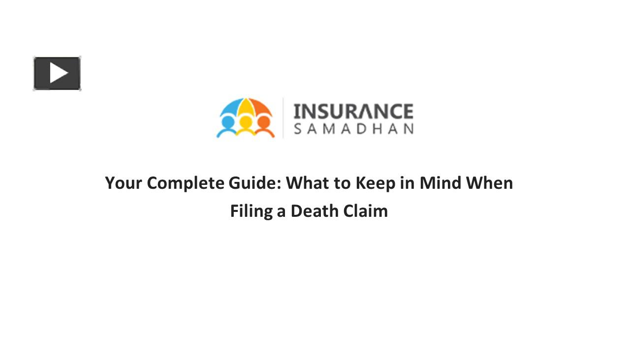 PPT – Your Complete Guide: What to Keep in Mind When Filing a Death ...