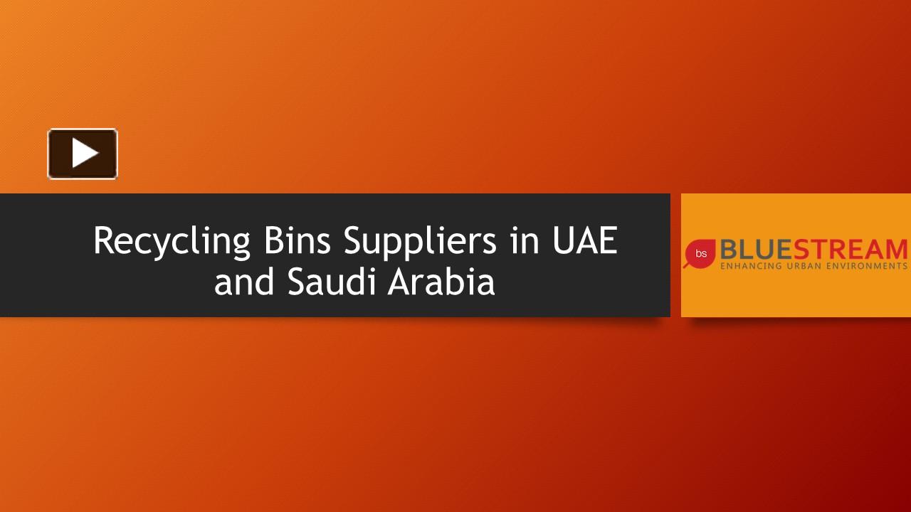 PPT – Recycling Bins | Recycle Bin & Waste Bin Suppliers | Bluestream ...