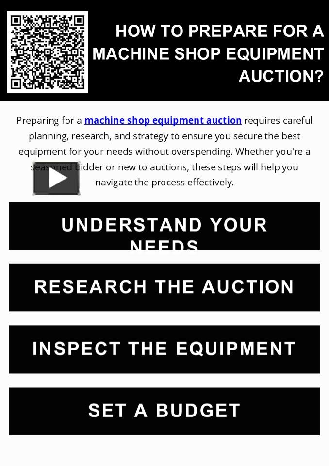 PPT – How to Prepare for a Machine Shop Equipment Auction? PowerPoint ...