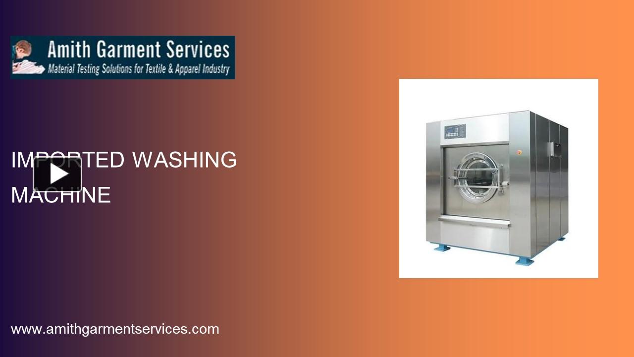 PPT – Imported Washing Machine PowerPoint presentation | free to ...