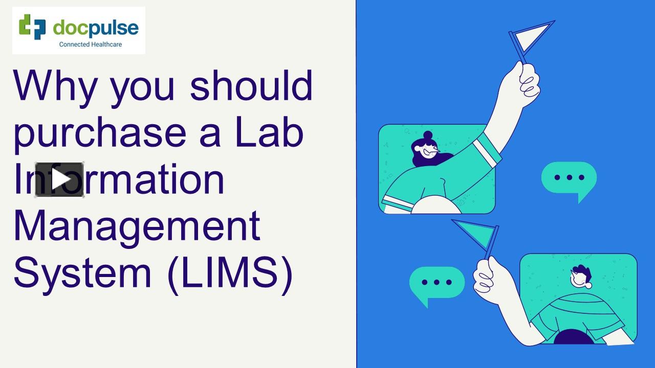 PPT – Why you should purchase a Lab Information Management System (LIMS ...