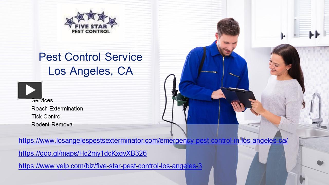 Pest Control Services in Los Angeles, CA presentation | free to download