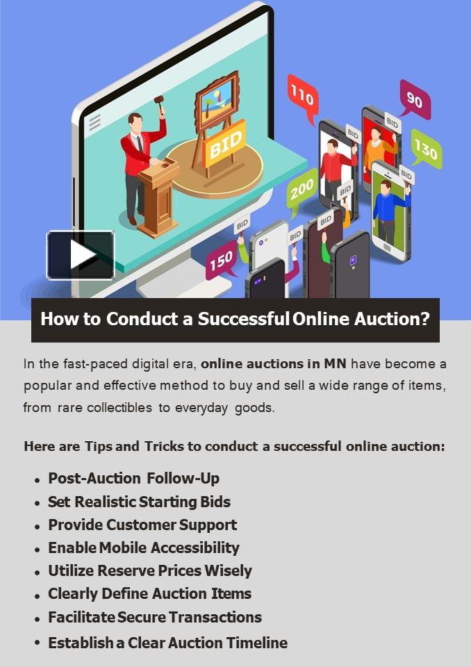 How to Conduct a Successful Online Auction? presentation | free to download