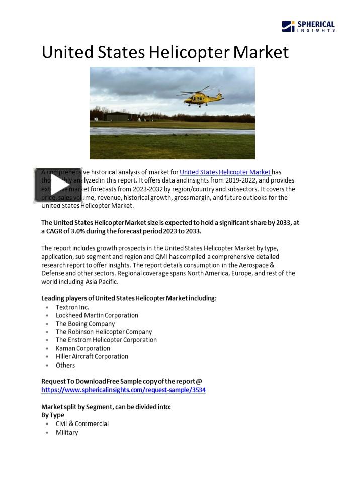 PPT – United States Helicopter Market PowerPoint presentation | free to ...