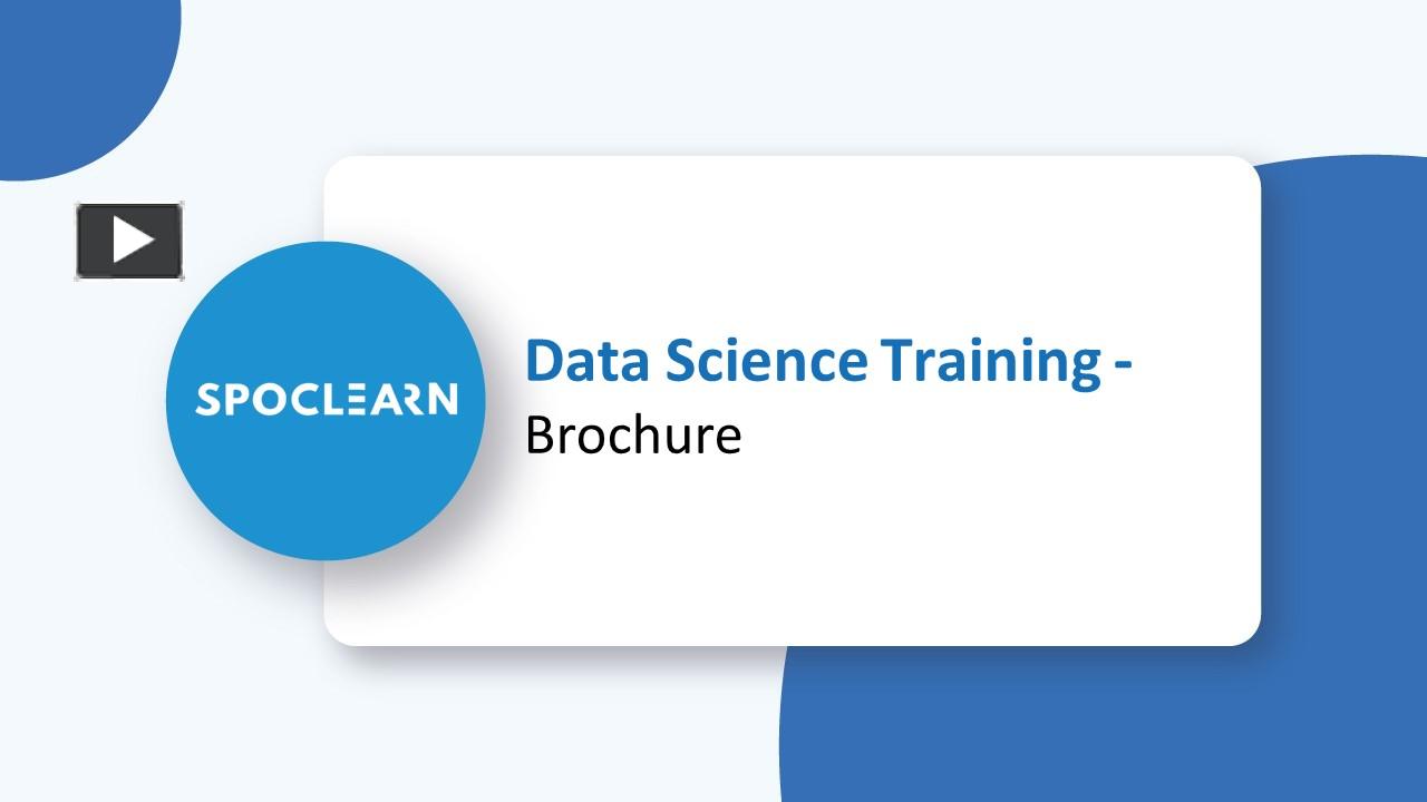 PPT – Data Science Course in Bangalore - Spoclearn PowerPoint ...