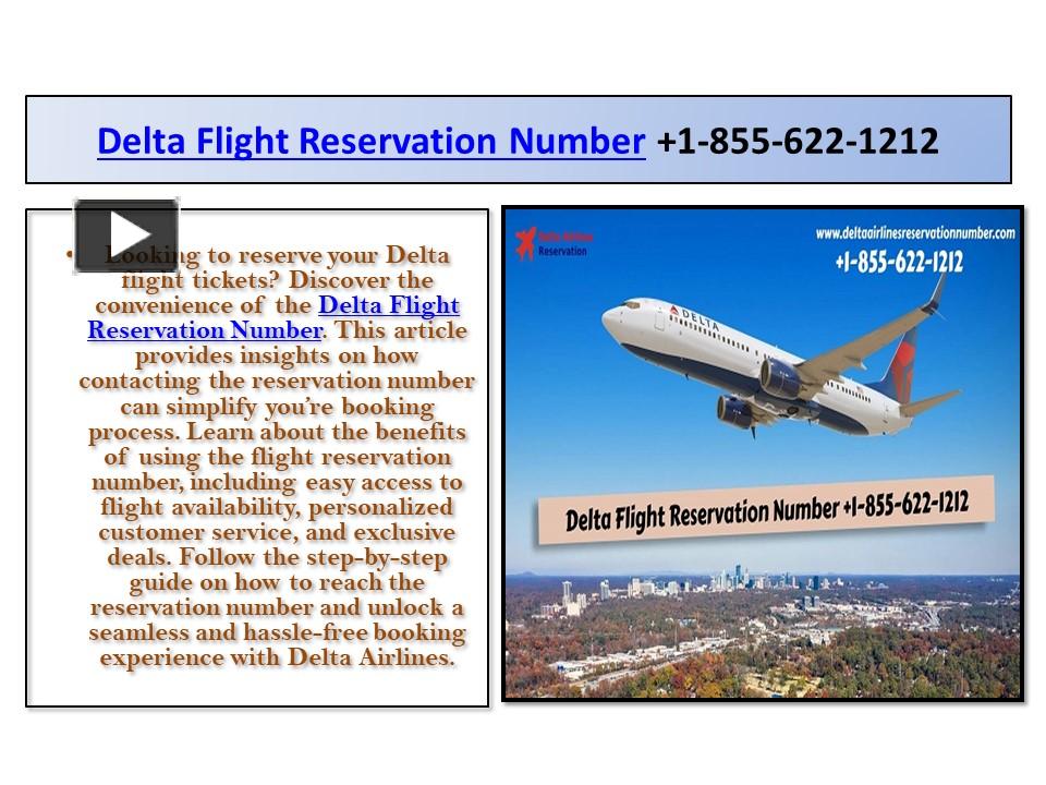 Delta Airlines Flight Ticket presentation | free to download