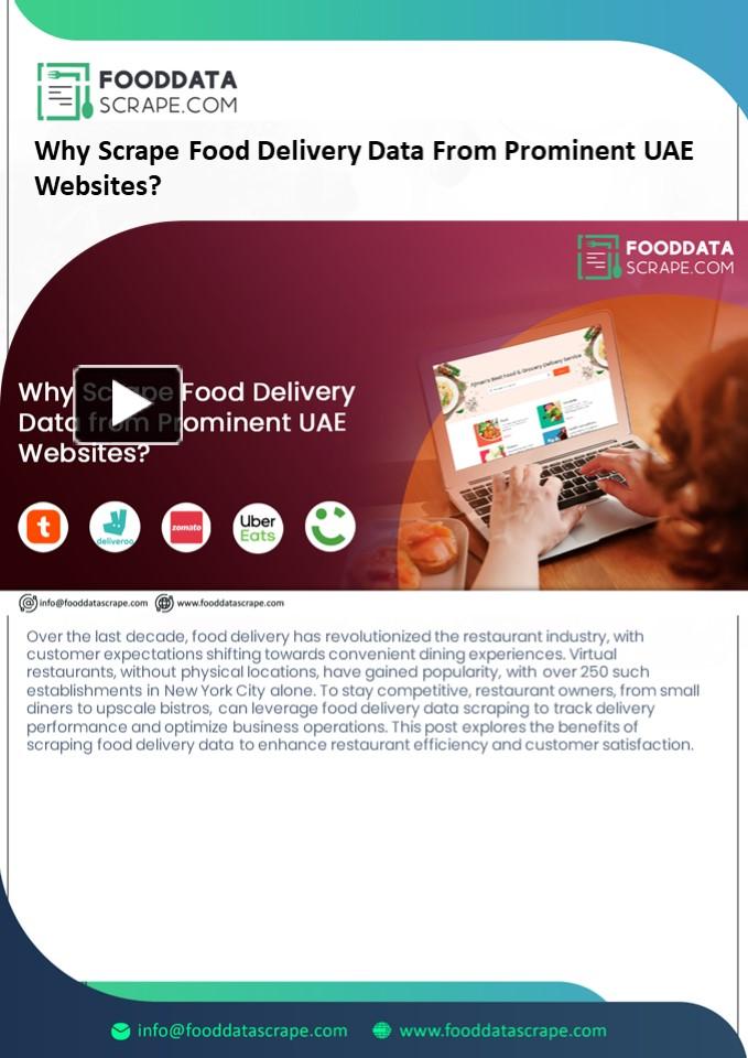PPT – Why Scrape Food Delivery Data from Prominent UAE Websites ...
