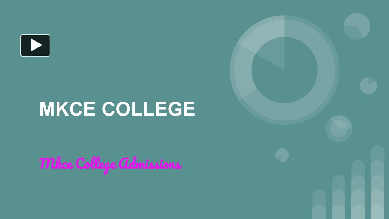 PPT – Mkce College Admissions PowerPoint presentation | free to ...