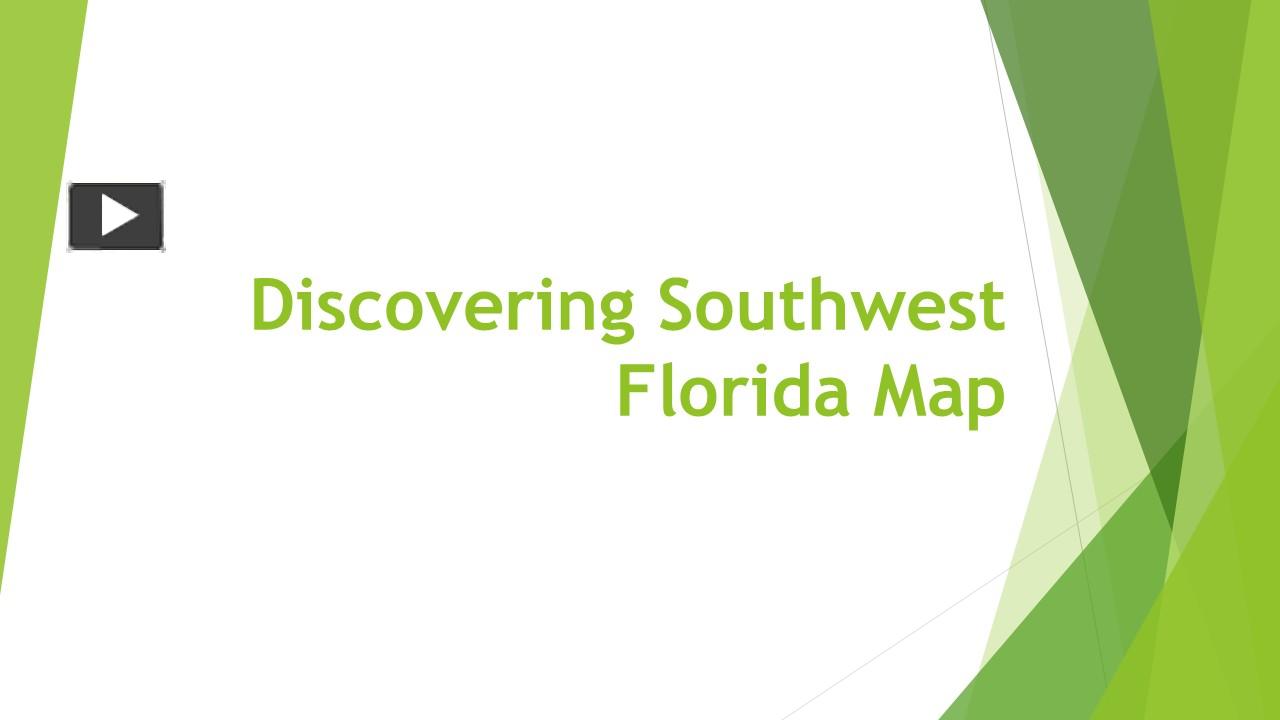 PPT – Discovering Southwest Florida Map PowerPoint presentation | free ...