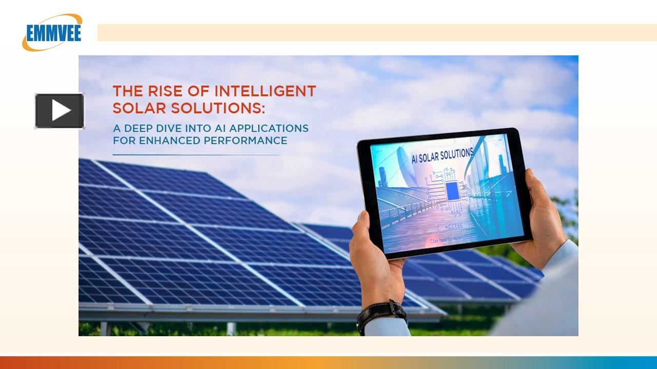 PPT – The Rise of Intelligent Solar Solutions: A Deep Dive into AI ...