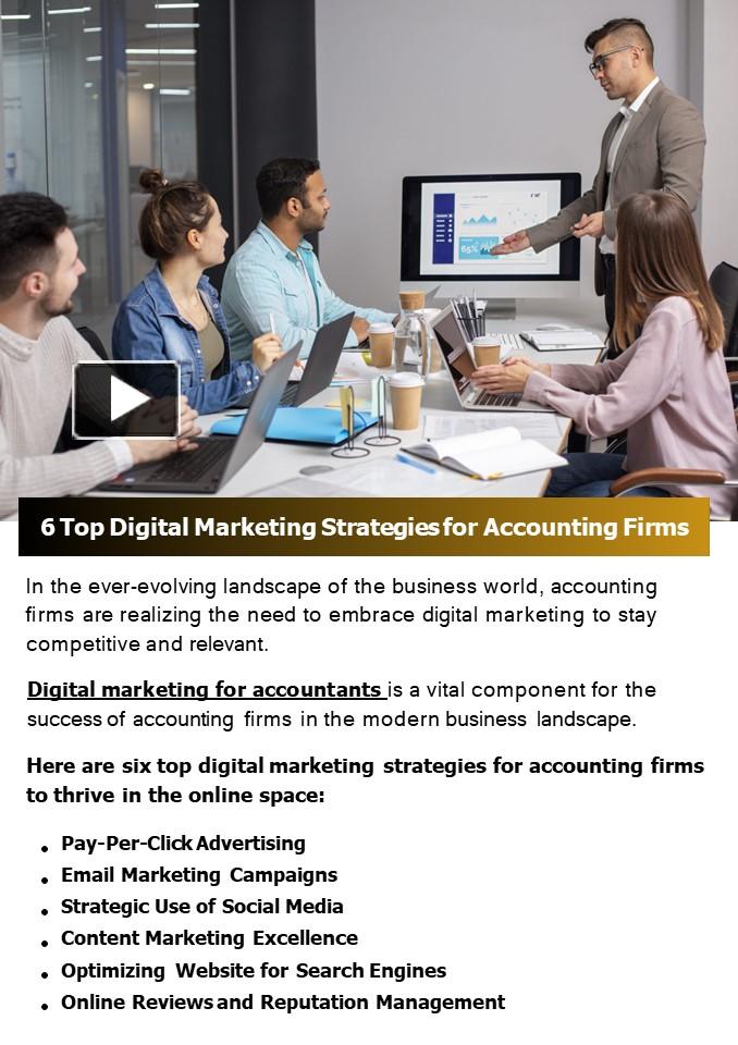 PPT – 6 Top Digital Marketing Strategies for Accounting Firms ...