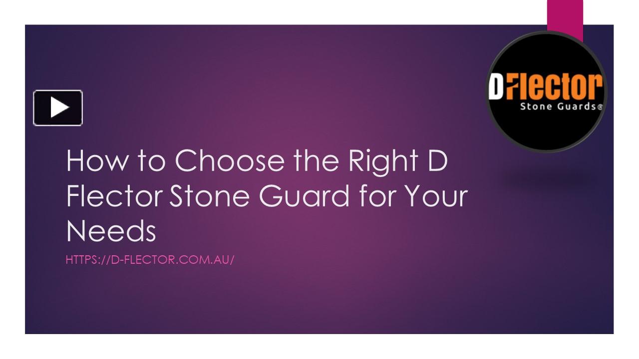 How to Choose the Right D Flector Stone Guard for Your Needs ...