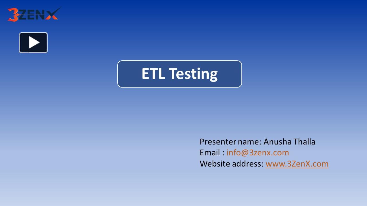 PPT – etl testing training in hyderabad PowerPoint presentation | free ...