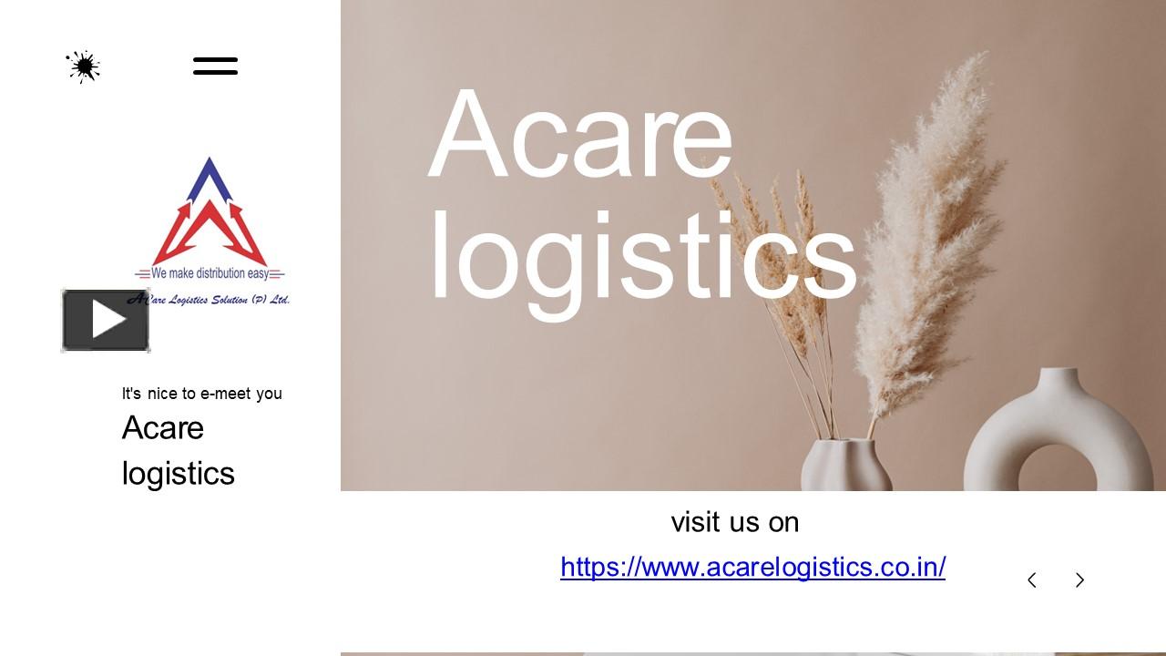 PPT – Acare Logistics: Air and Train Cargo Services Provider PowerPoint ...