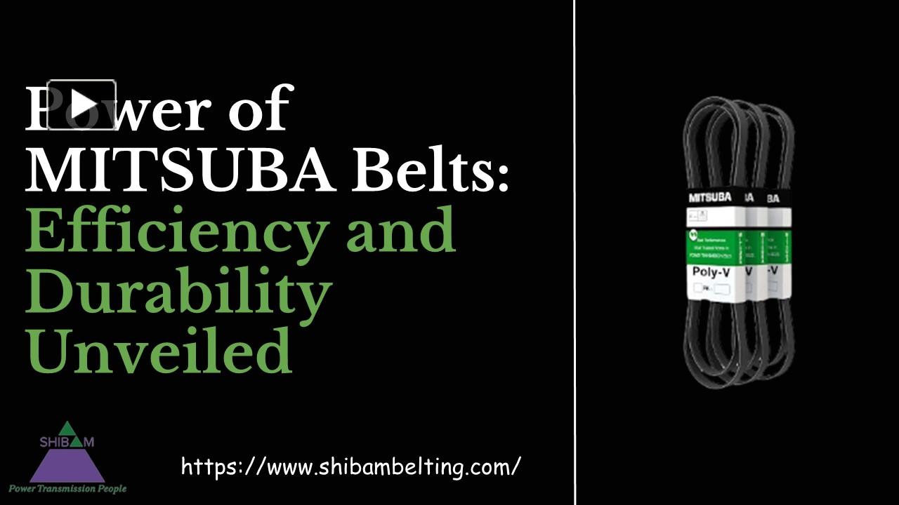 PPT – Power of MITSUBA Belts: Efficiency and Durability Unveiled ...
