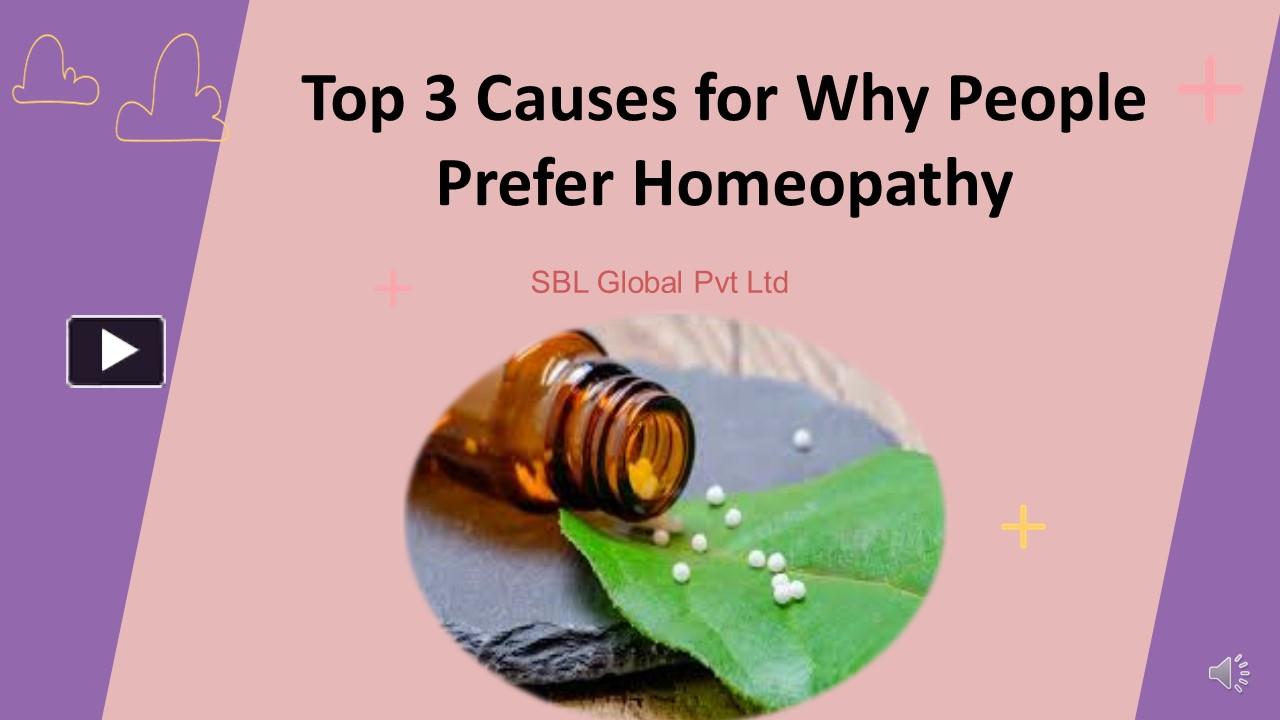 PPT – Top 3 Causes for Why People Prefer Homeopathy PowerPoint ...