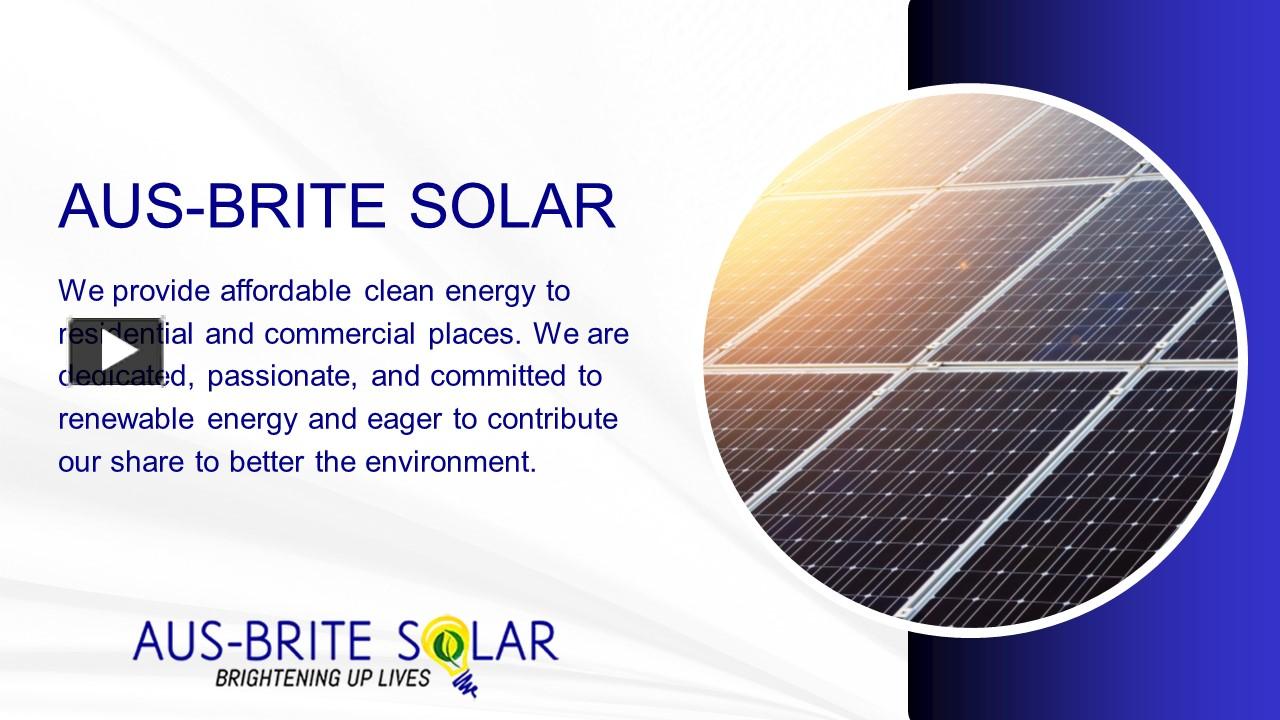 PPT – What are the 3 types of solar panels? (1) PowerPoint presentation ...