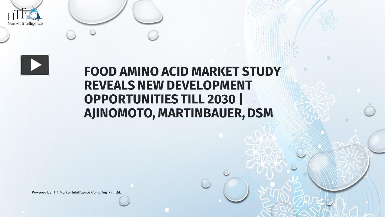 PPT – Food Amino Acid Market PowerPoint presentation | free to download ...