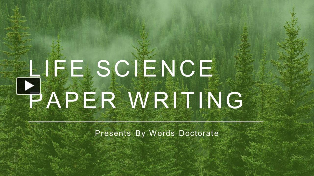 PPT – Life Science Paper Writing Service in New York PowerPoint ...