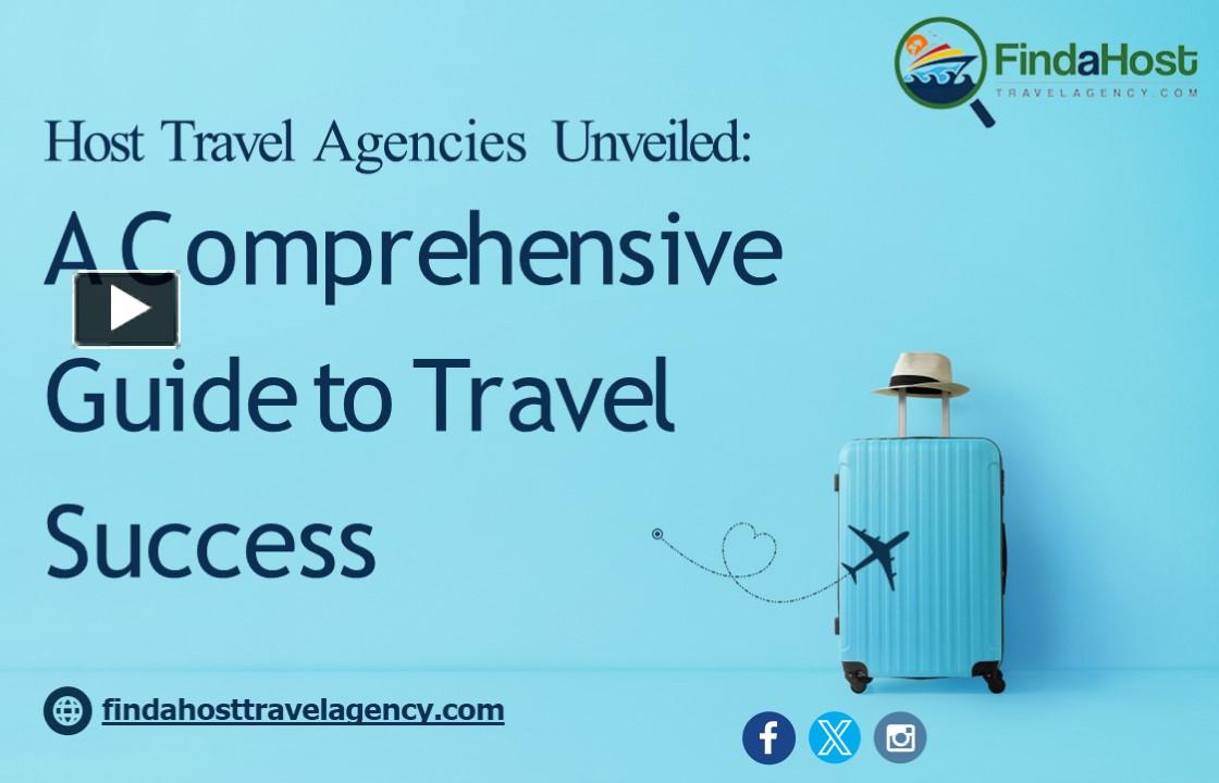 Host Travel Agencies Unveiled: A Comprehensive Guide to Travel Success ...
