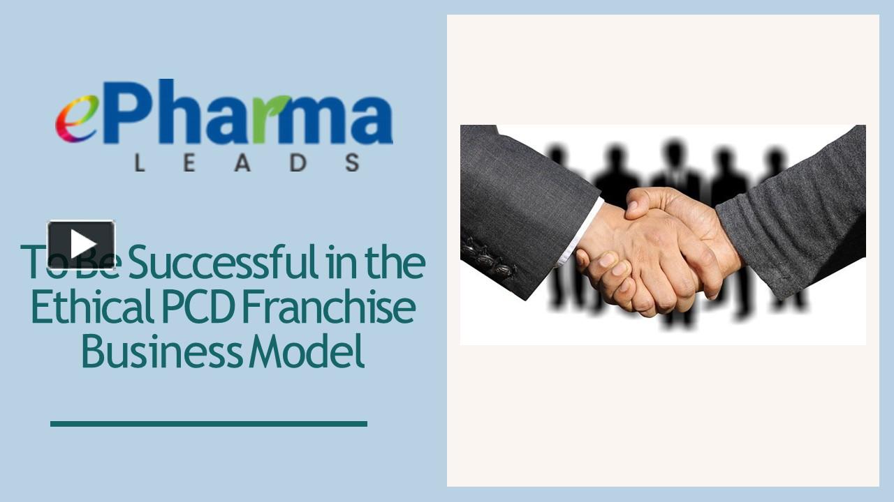 PPT – Ethical PCD Pharma Franchise - ePharmaLeads PowerPoint ...