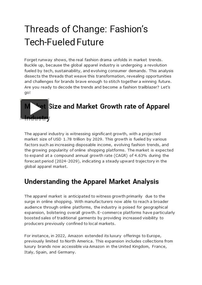 PPT – Threads of Perfection: Crafting Your Ideal Look PowerPoint ...