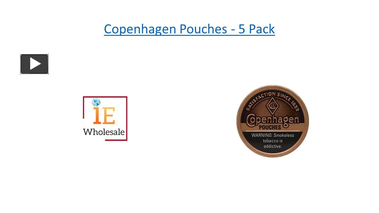 PPT – Copenhagen Pouches - 5 Pack PowerPoint presentation | free to ...