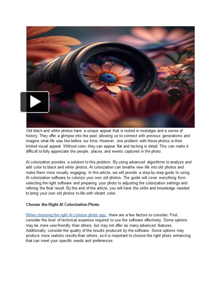 PPT – Free Photo Enhancer PowerPoint presentation | free to download ...